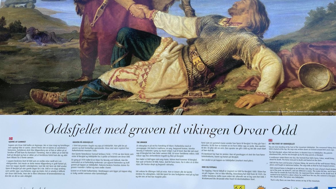 Orvar Odds gravsted – Oddsfjellet - åpnet med kraftig markering og egen ...